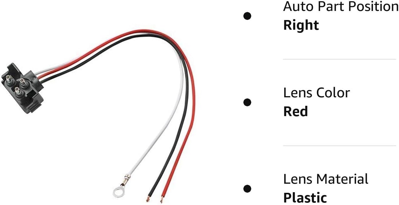 3-wire Pigtail for Sealed Trailer | Hooha Harness