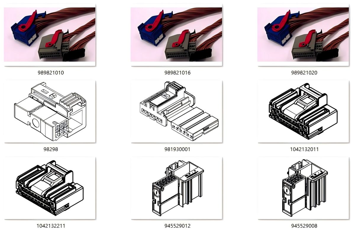 Molex MOX and MOX HBC Connector, Custom Wire Harness Assembly