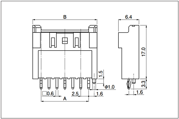 JST XA Connector (High Box Type), Wire and Cable Assembly