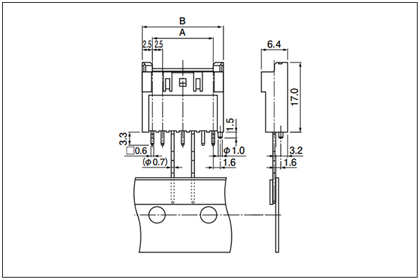 JST XA Connector (High Box Type), Wire and Cable Assembly