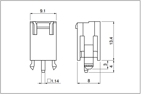 JST VH Connector, High Box Type, Wire Assembly