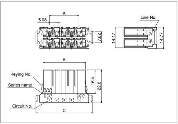 JST JFA Connector J320M Series, Wire Assembly