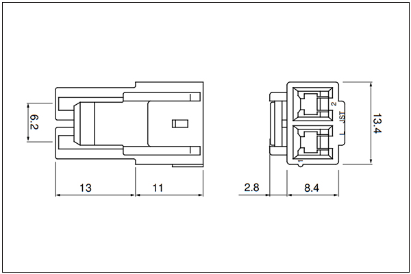 JST VL Connector, Wire to Board, Wire Assembly