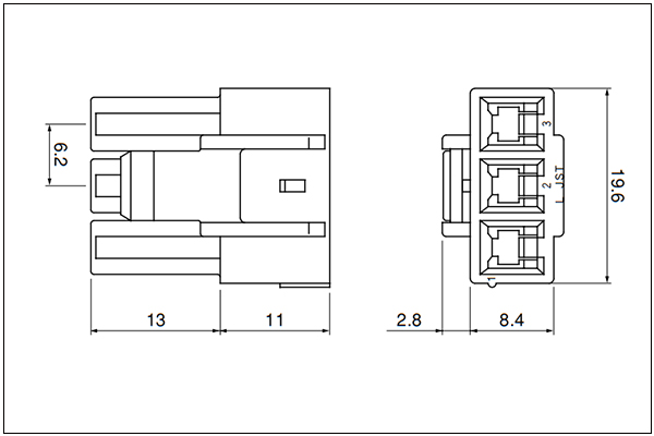 JST VL Connector, Wire to Board, Wire Assembly
