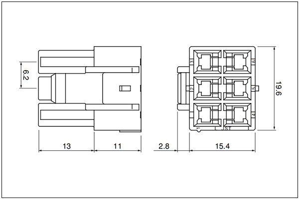 JST VL Connector, Wire to Board, Wire Assembly