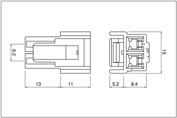 JST VL Connector, Wire to Board, Wire Assembly