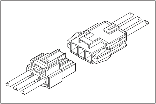JST VL Connector, Wire to Wire High Current Type, Wire Assembly