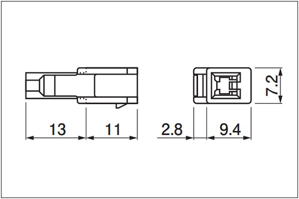 JST VL Connector, Wire to Wire High Current Type, Wire Assembly