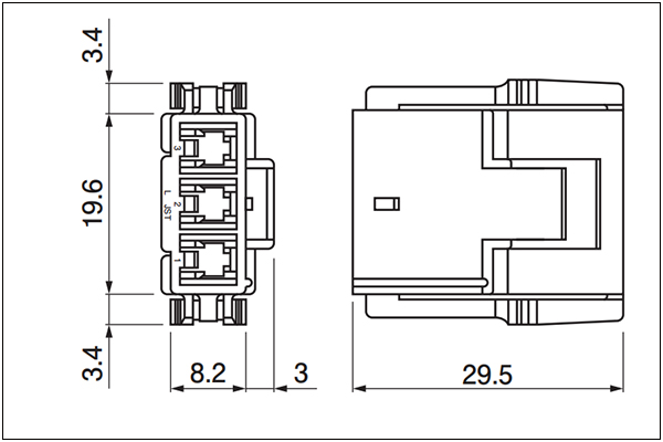 JST VL Connector, Wire to Wire High Current Type, Wire Assembly