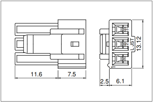 JST HL Connector, Wire to Wire, Wire Assembly