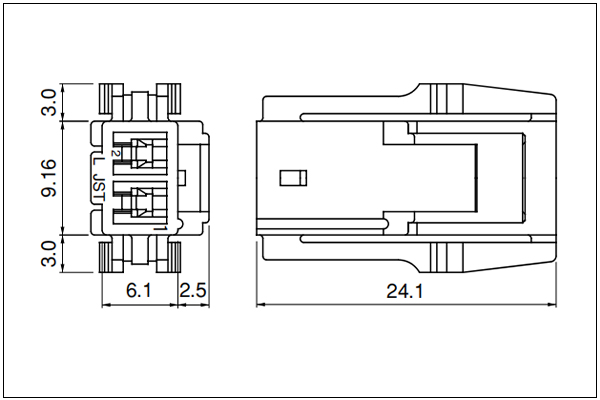 JST HL Connector, Wire to Wire, Wire Assembly