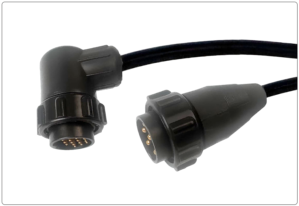Switchcraft Maxi-Con-X Connectors, Cable Harness Assembly