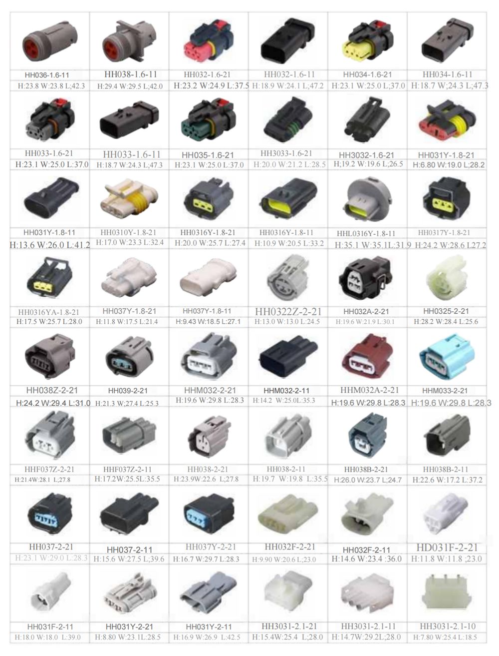 3 Pin Auto Connectors, Support Custom Wiring Harness Assembly
