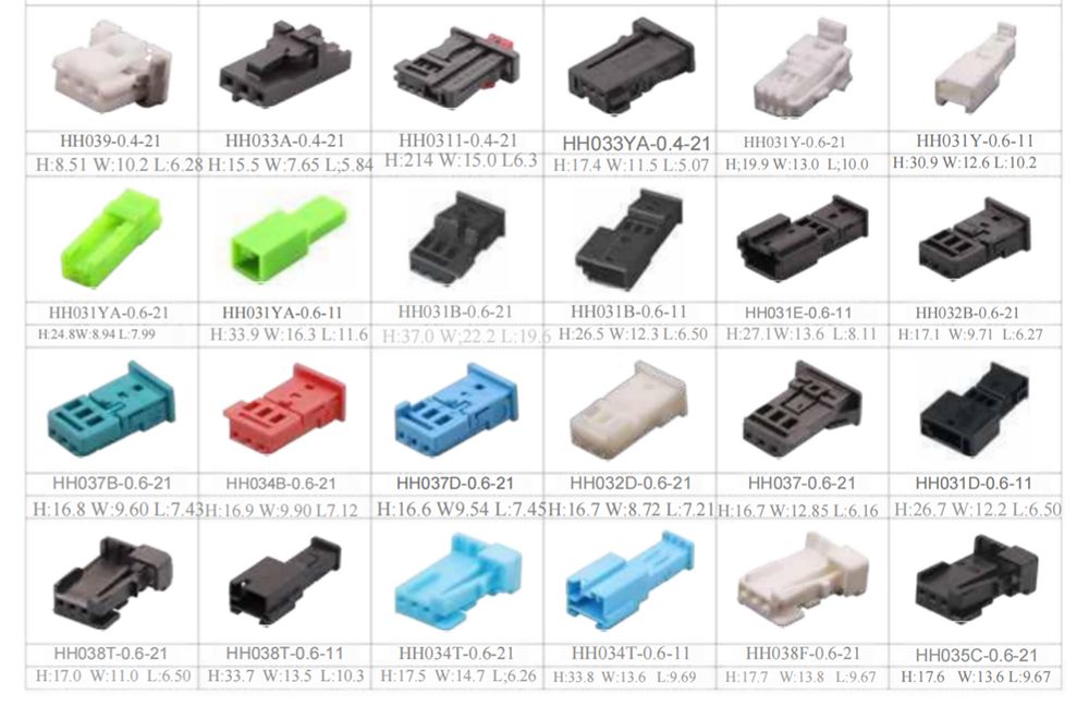 3 Pin Auto Connectors, Support Custom Wiring Harness Assembly
