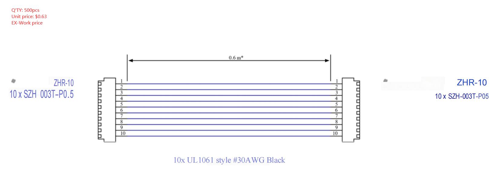 JST ZH Connector, Customize Wiring Assembly | hooha harness