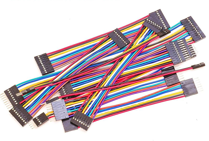 Dupont Connector 2.54mm Pitch, Support Custom Wire Harness Assembly