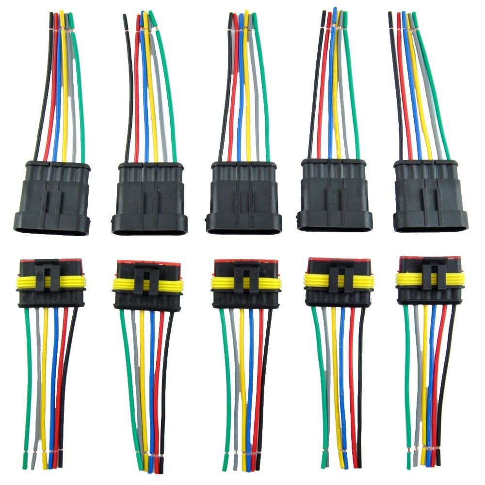 6-pin automotive plug 282090-1 wire harness assembly | hooha harness