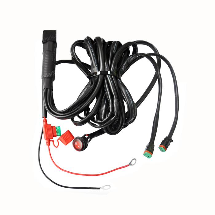 custom LED light wire harness | hooha harness
