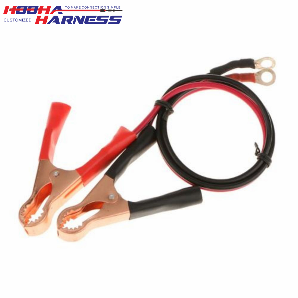 Alligator Clips to Eyelet Terminal Boost Power Cable, Custom Assembly
